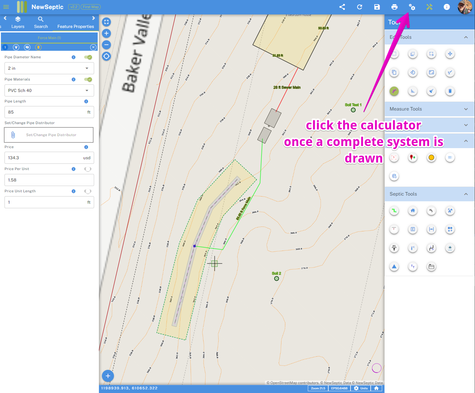 NewSeptic | WasteWater, Septic & Land Planning tools | Cost Estimates ...