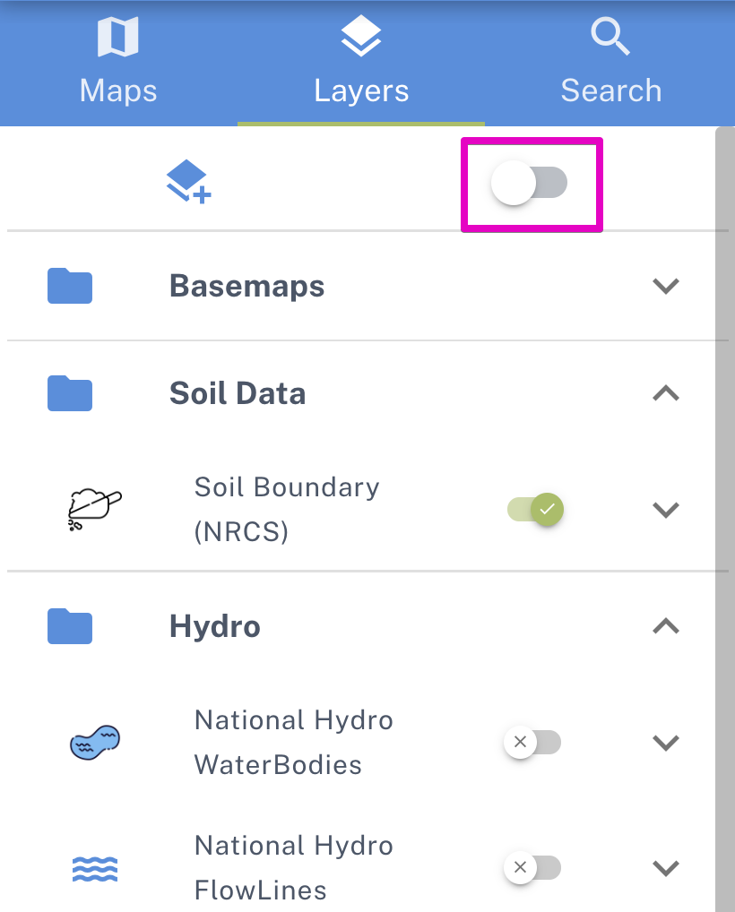 Map Layers | LANDPLAN